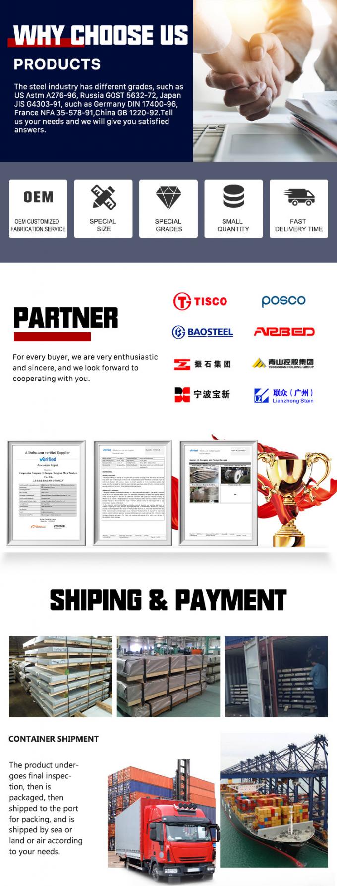 China Jiangsu TISCO Hongwang Metal Products Co., Ltd factory production ...